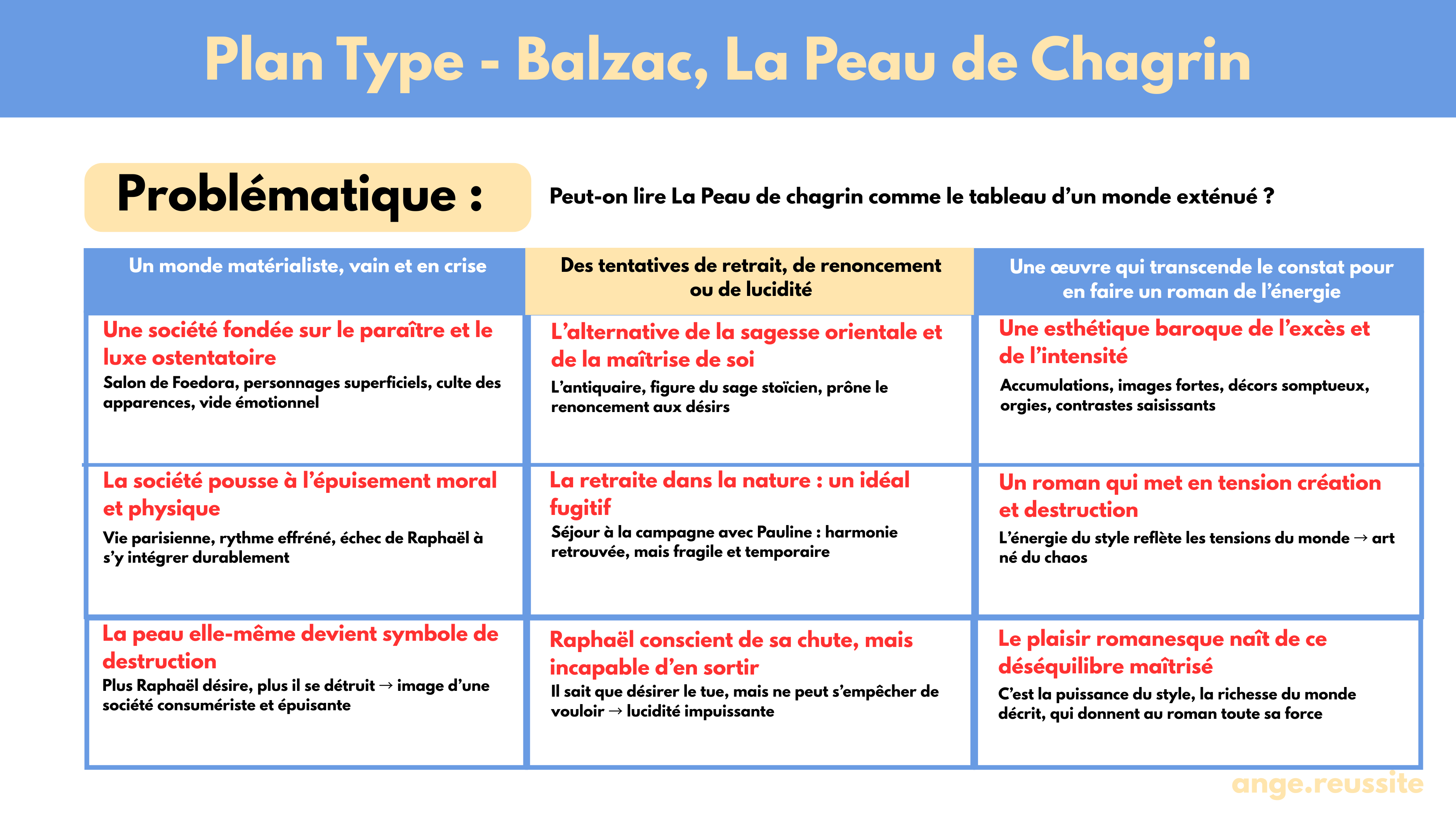 La Peau De Chagrin Ange Réussite